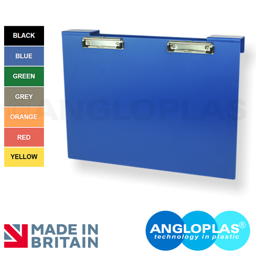 CBBDA4-BLU. Double A4 / Single A3 Medical Clipboard with Integral Hook ...