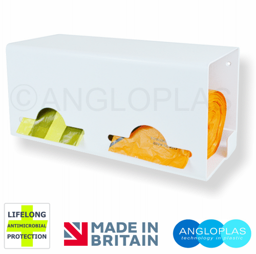 CWSD1-2-BIO. Clinical Waste Sack/Bag Dispenser + Antimicrobial ...